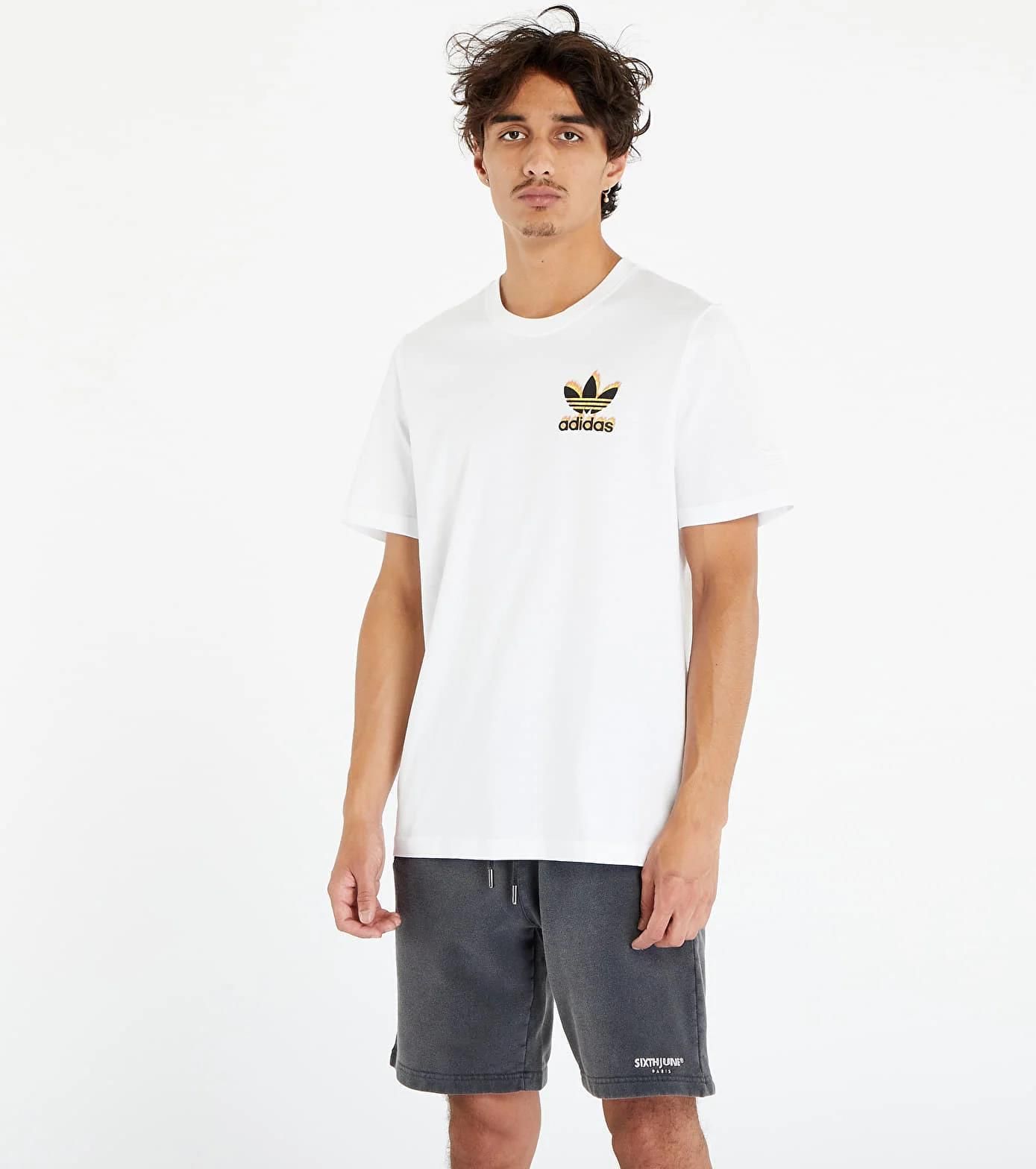 Adidas Originals Graphics Fire Trefoil Tee White - Ceny i opinie - Ceneo.pl