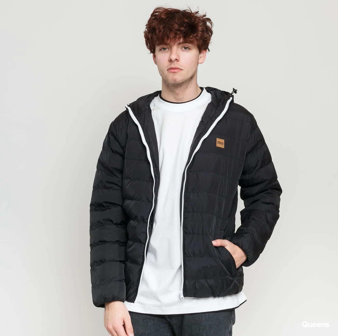 Urban Classics Basic Bubble Jacket Black/ White - Ceny i opinie - Ceneo.pl
