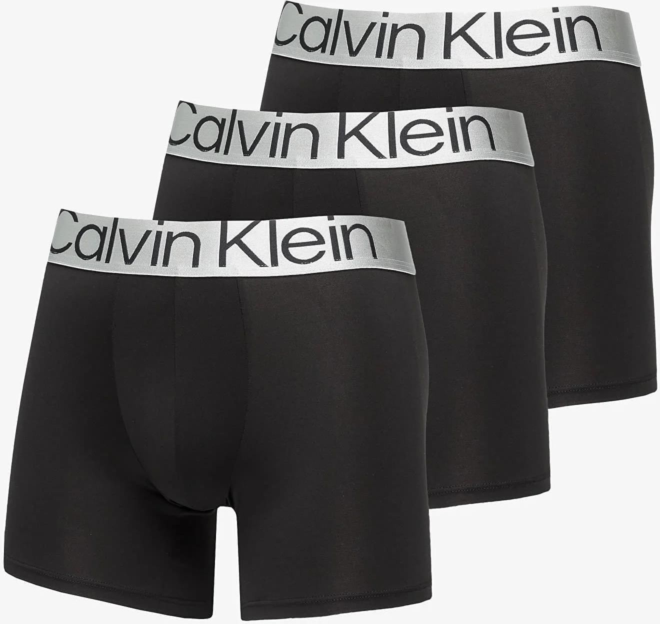 Calvin Klein Reconsidered Steel Microfiber Boxer Brief 3 Pack Black ...