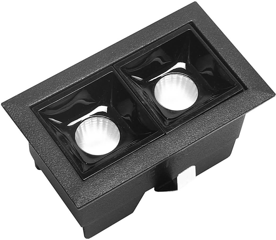 Domenoled Panel Liniowy Podtynkowy Domeno Led 4W 4000K Metalowy Czarny ...