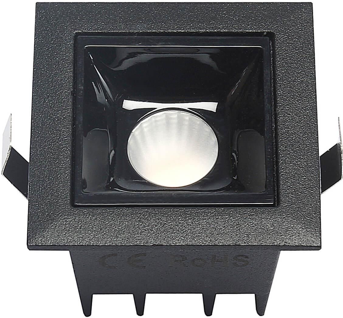 Domenoled Podtynkowy Panel Liniowy Domeno Led 2W 3000K Metalowy Czarny ...