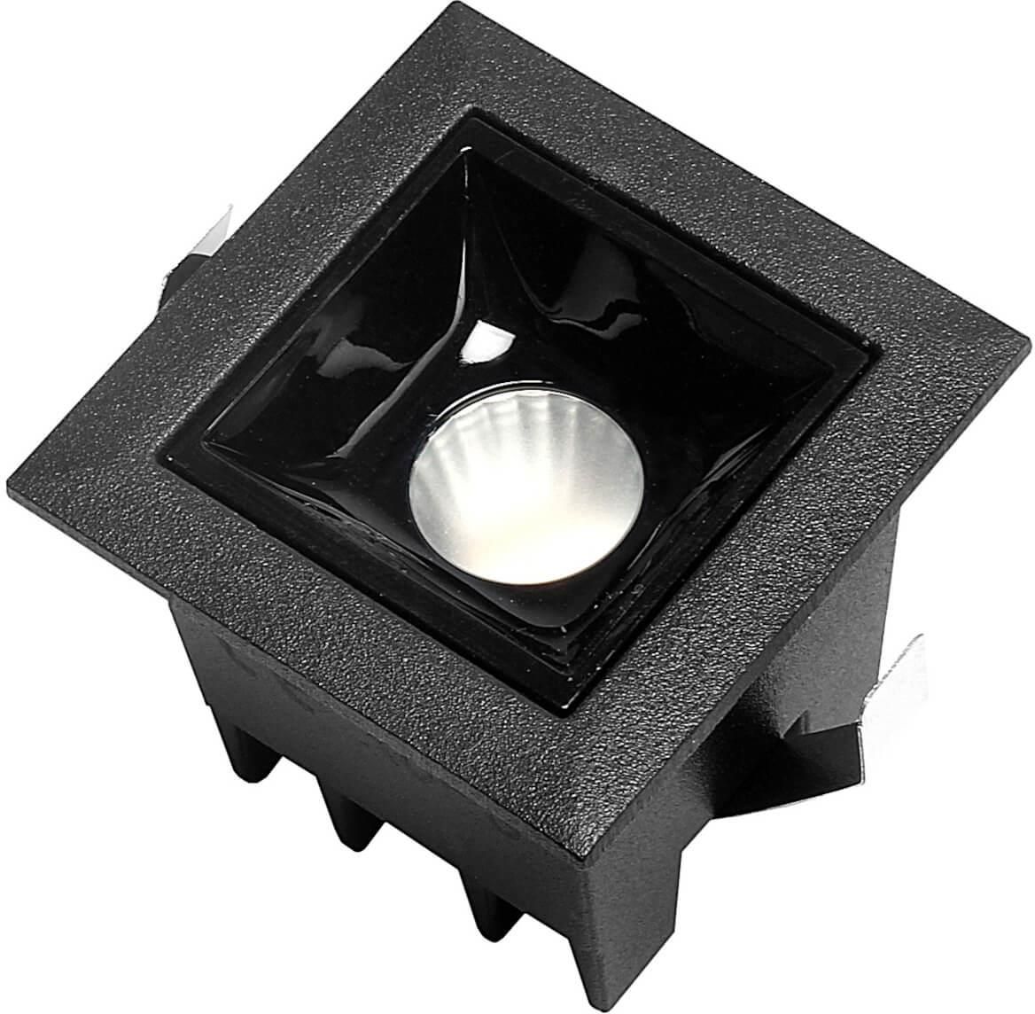 Domenoled Podtynkowy Panel Liniowy Domeno Led 2W 3000K Metalowy Czarny ...