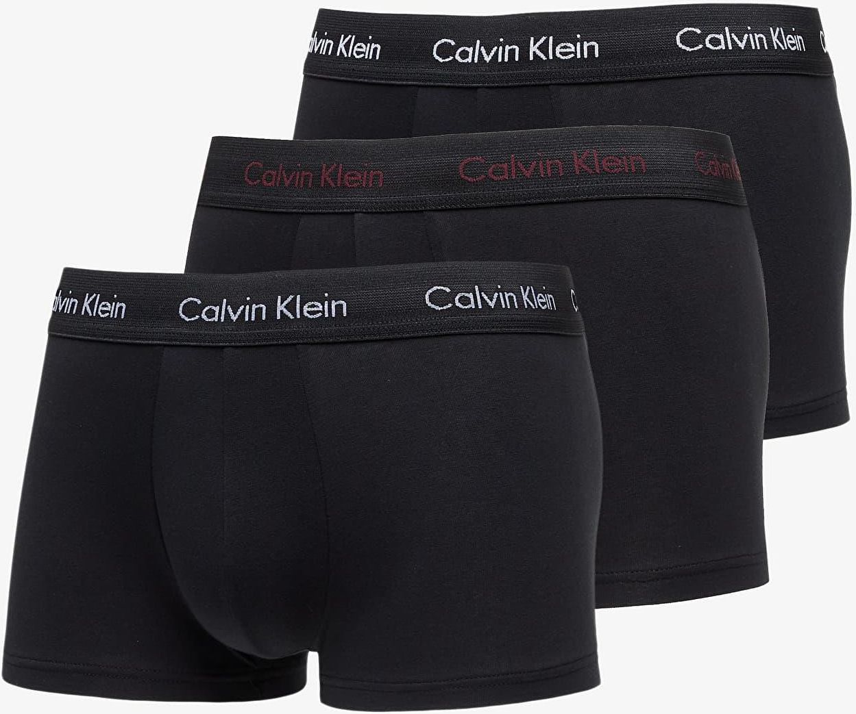 Calvin Klein Cotton Stretch Low Rise Trunk 3-Pack Black - Ceny i opinie - Ceneo.pl