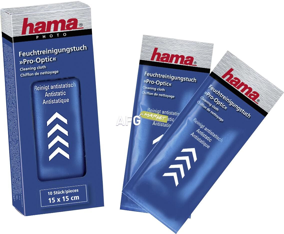 Hama Moist Cleaning Tissues Pro-Optic (05960) - ceny i opinie na Ceneo.pl