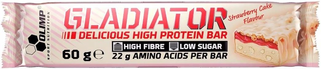 Odżywka białkowa Olimp Baton Wysokobiałkowy Gladiator 60G Białko Wpc ...