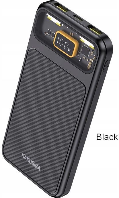 Powerbank Kakusiga WPBWE1 10000mAh 22.5W Czarny - Opinie i ceny na Ceneo.pl