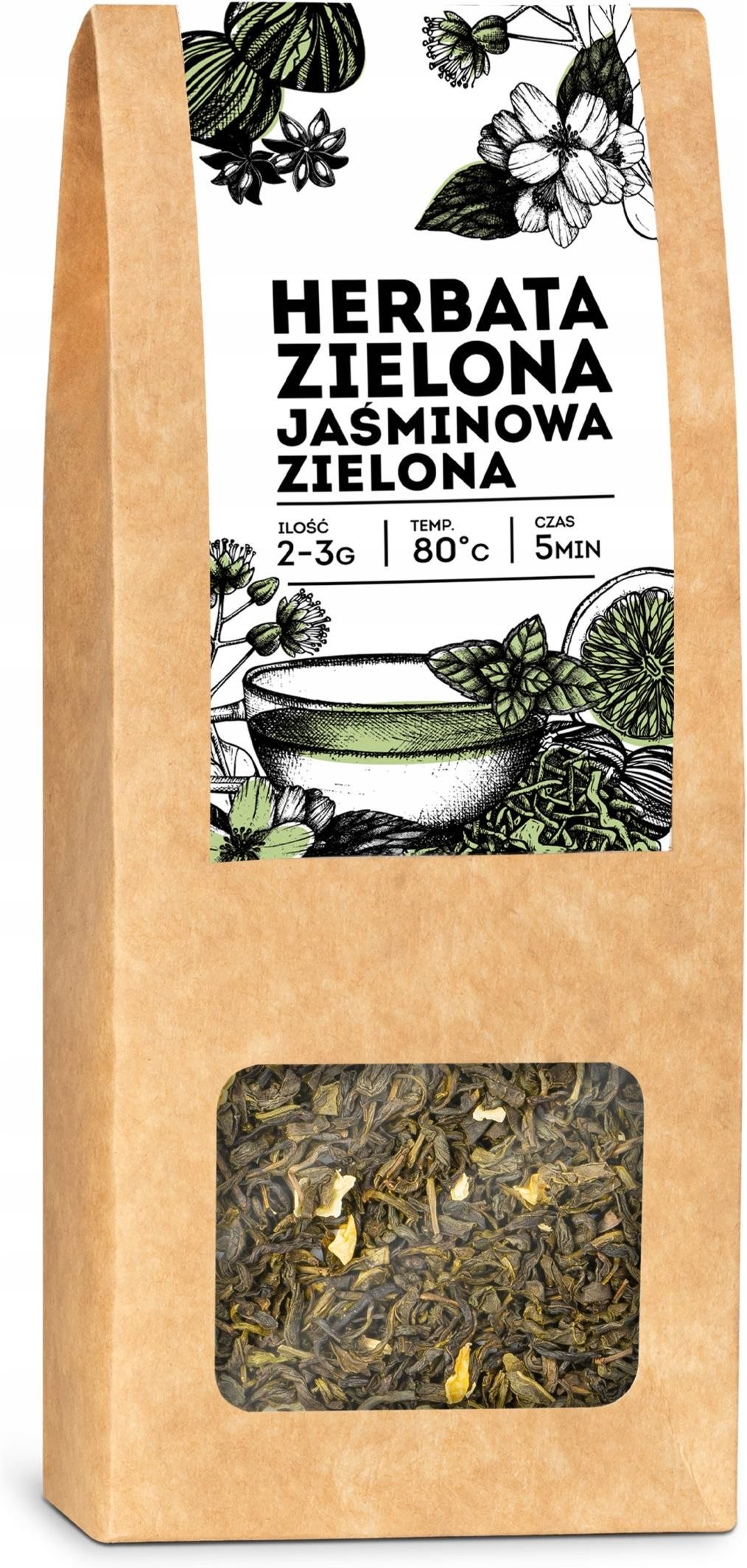 Herbata Jedwabny Szlak Jaśminowa Zielona Herbata 50g - Ceny i opinie ...