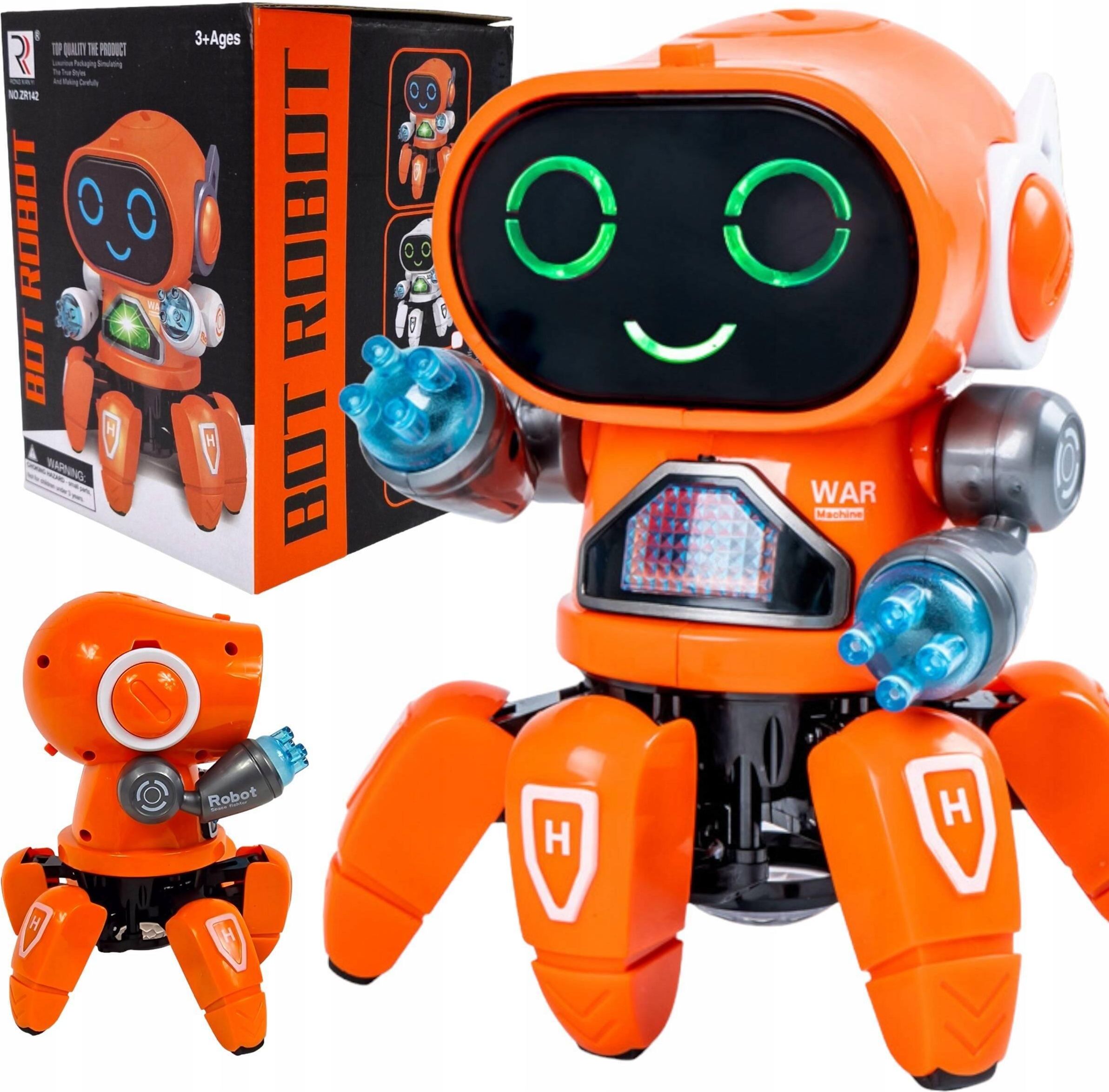 Toys Interaktywny Tańczący Robot Disco Led Dla Dzieci Śpiewa Tańczy ...