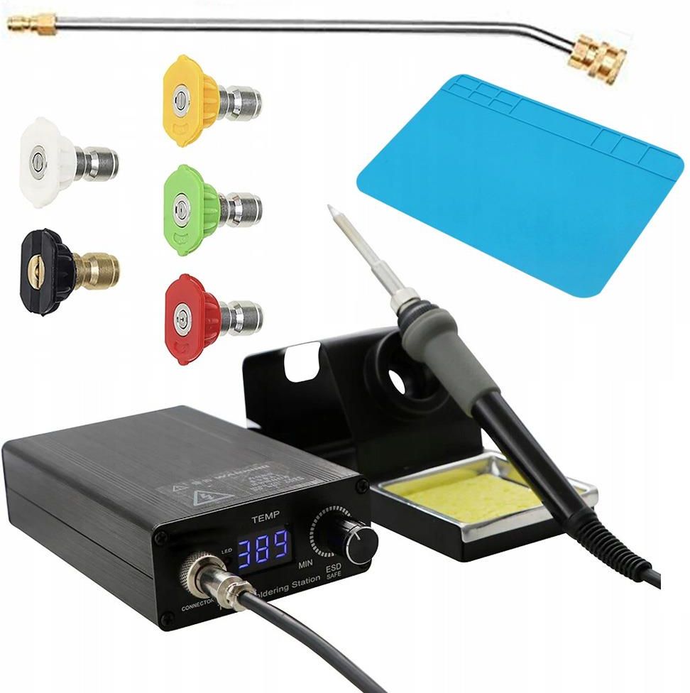 Lutownica Stacja lutownicza na groty+Lanca 1/4 34cm zagięta 30 ...