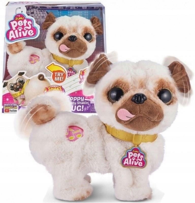 Zuru Pets Alive Tańczący Pies Mops Pluszowy Pug - Ceny i opinie - Ceneo.pl