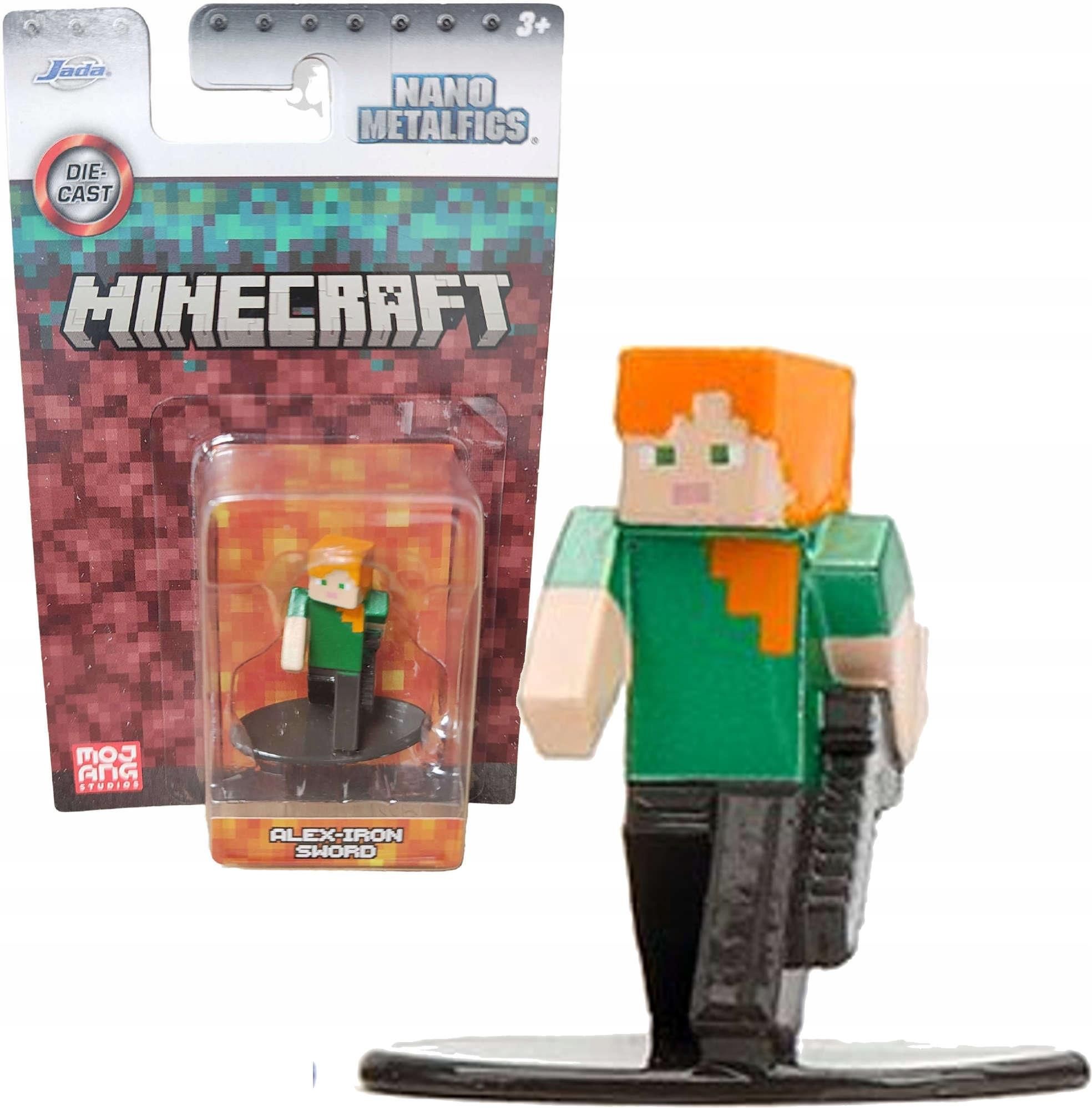 Jada Toys Minecraft Figurka Alex Iron Sword Metal - Ceny i opinie ...