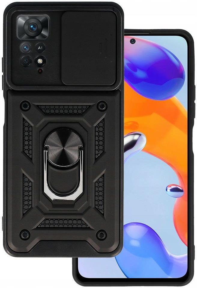 Toptel Slide Camera Armor Case Do Note 11 Pro Note 11 Pro 5G Czarny ...