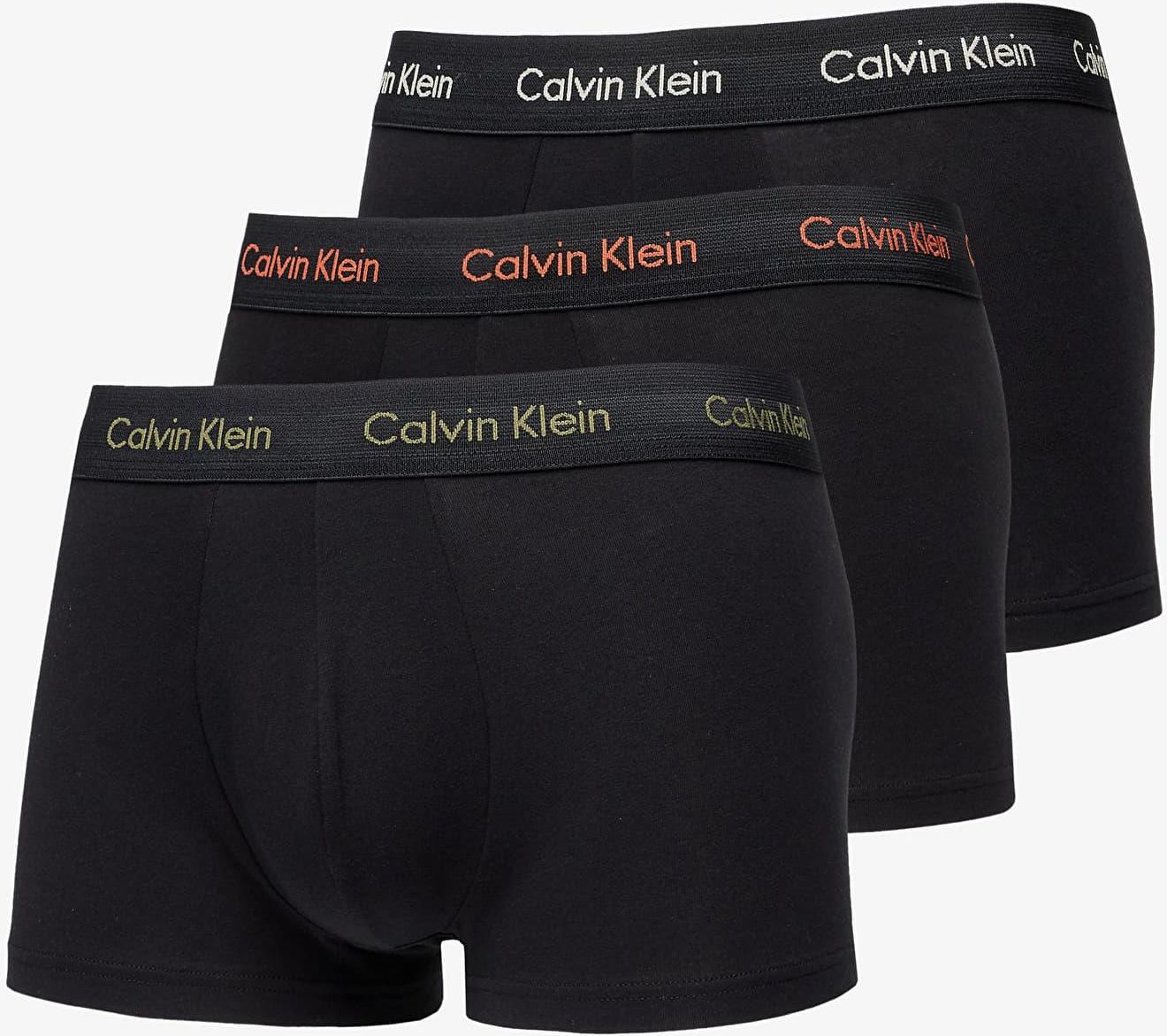 Calvin Klein Cotton Stretch Low Rise Trunk 3-Pack Black - Ceny i opinie - Ceneo.pl