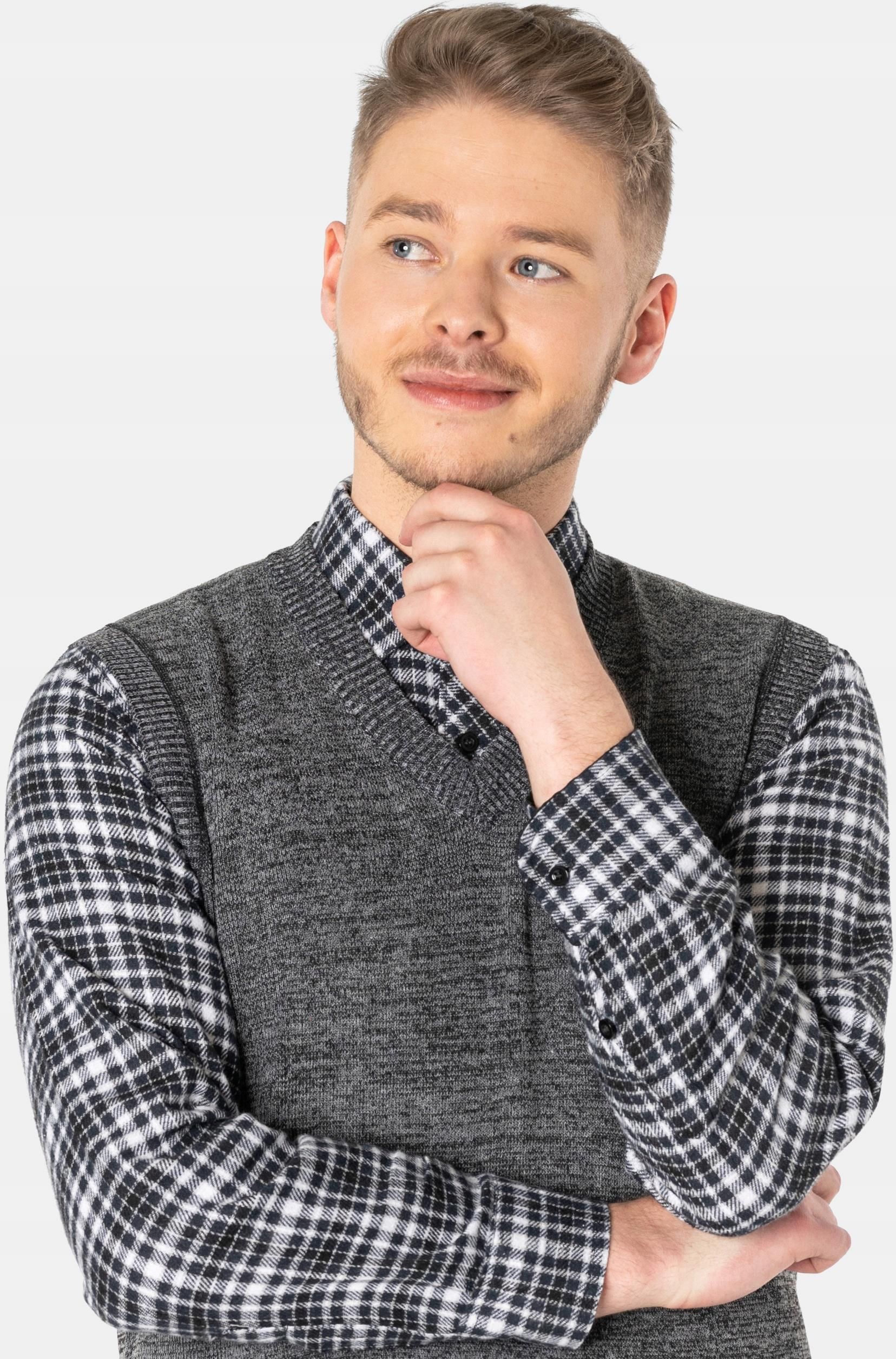 Sweter Męski bez Rękawów Pulower Serdak 2900-1 r L - Ceny i opinie ...