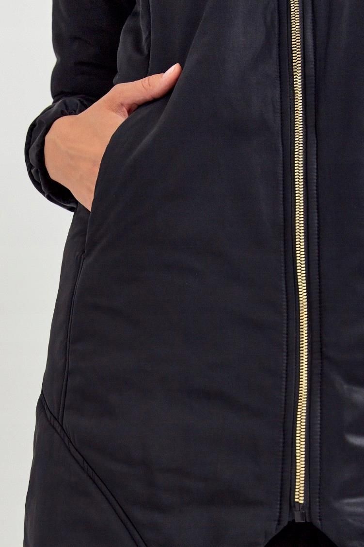 Płaszcz zimowy casual z kapturem Veronica Merloo - Ceny i opinie - Ceneo.pl