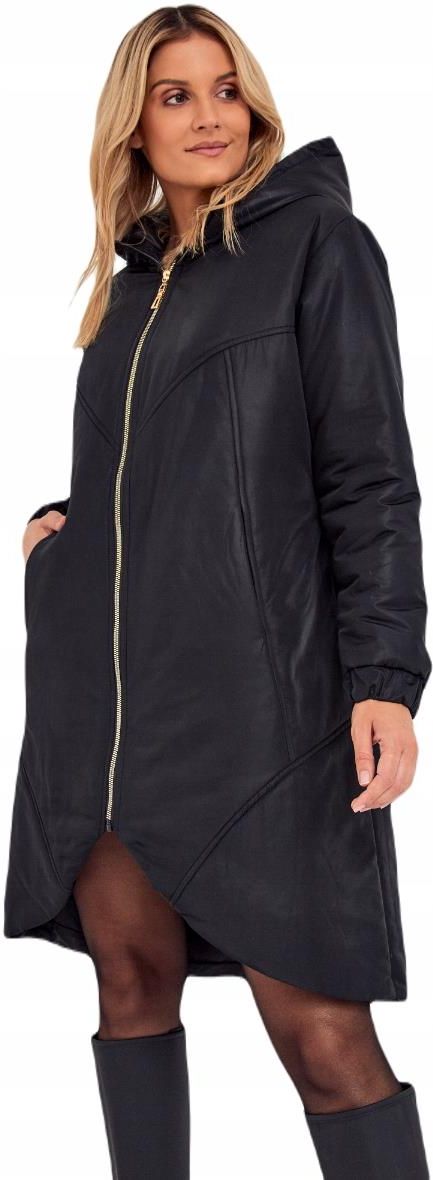 Płaszcz zimowy casual z kapturem Veronica Merloo - Ceny i opinie - Ceneo.pl