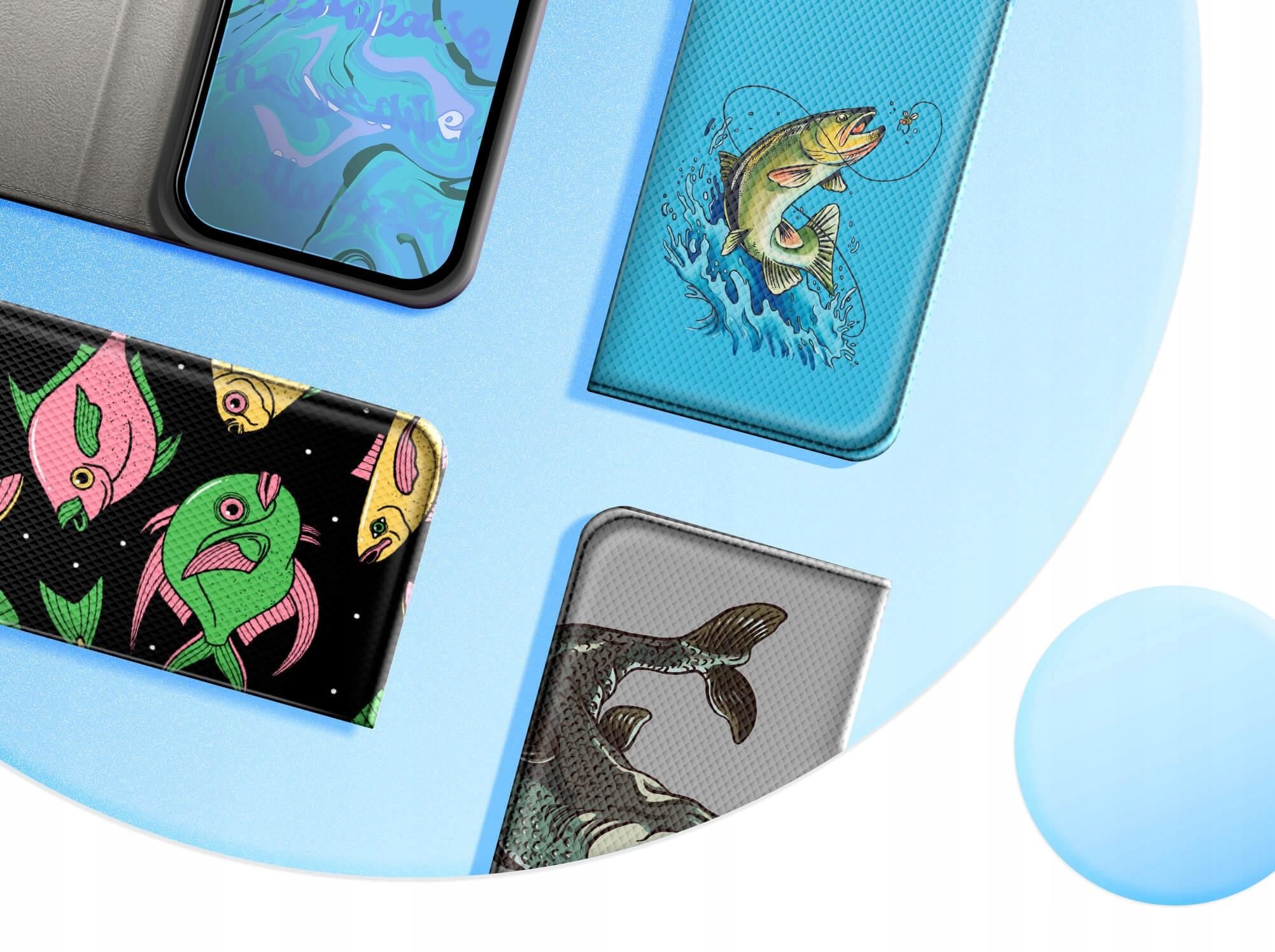 Hello Case Etui Z Klapką Do Motorola Moto E7 Power Ryby Rybki Fish ...