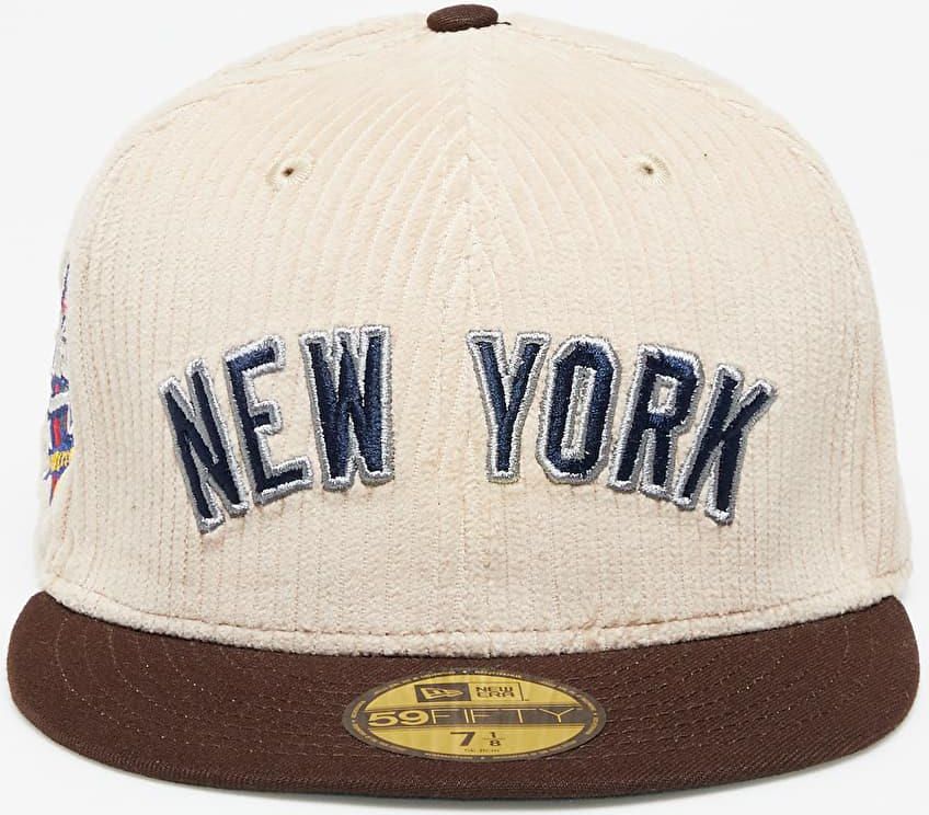 New Era New York Yankees 59FIFTY Fall Cord Fitted Cap Brown - Ceny i ...