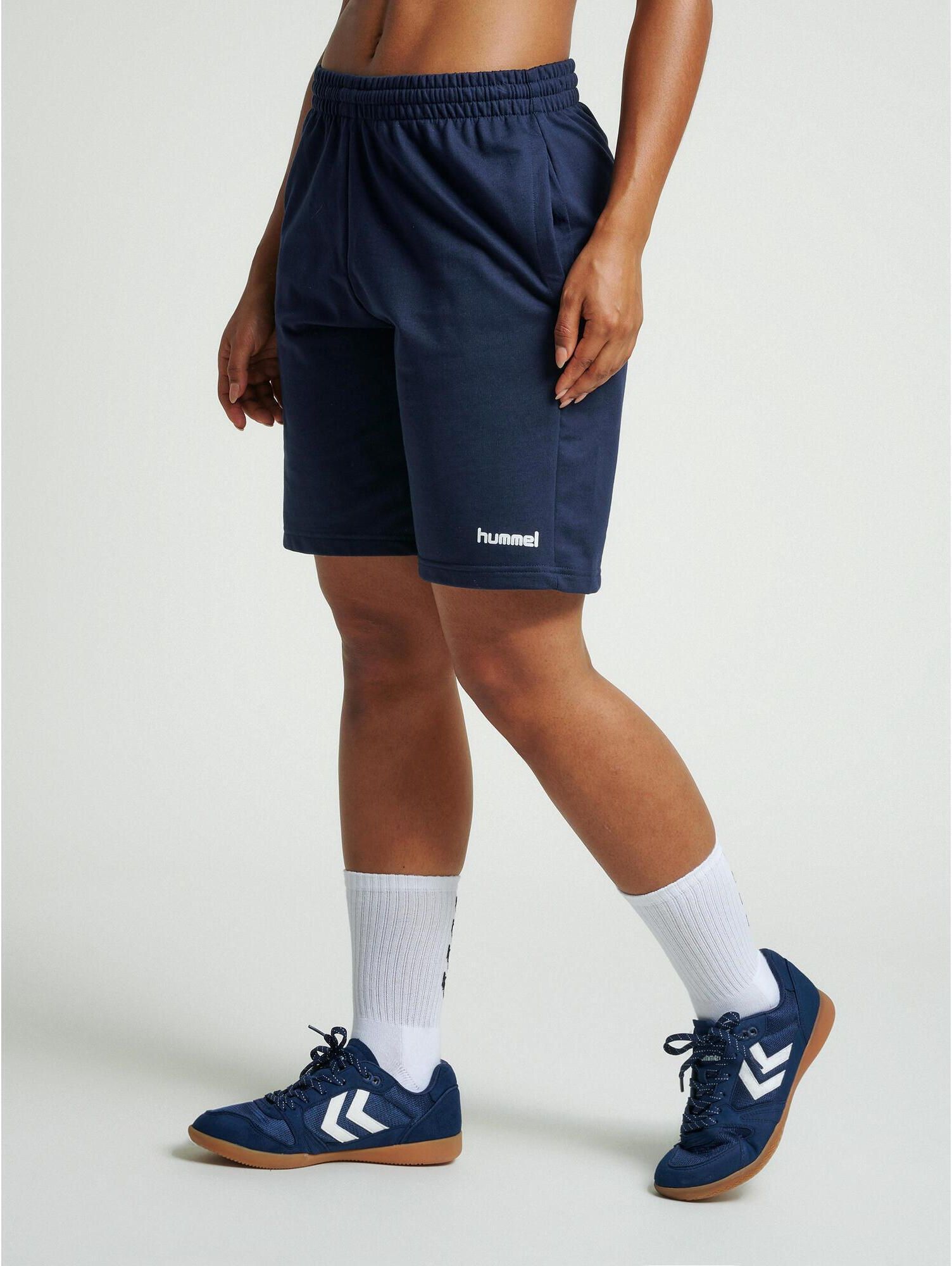 Spodenki Bawełniane Sportowe Damskie Hummel Go Cotton Bermuda Shorts ...