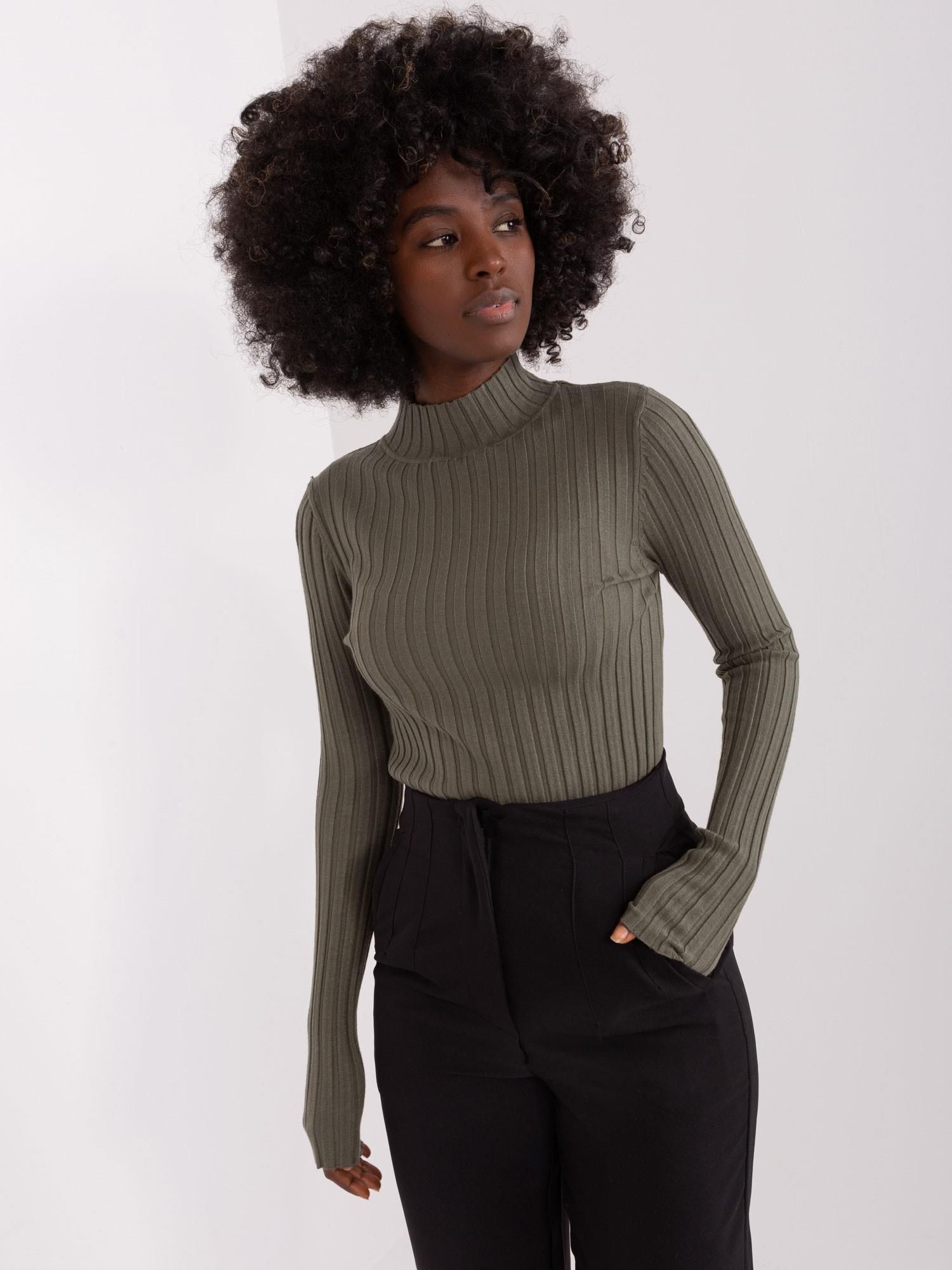 Sweter-PM-SW-9747.09-khaki : Kolor - Khaki, Rozmiar - M/L - Ceny i ...