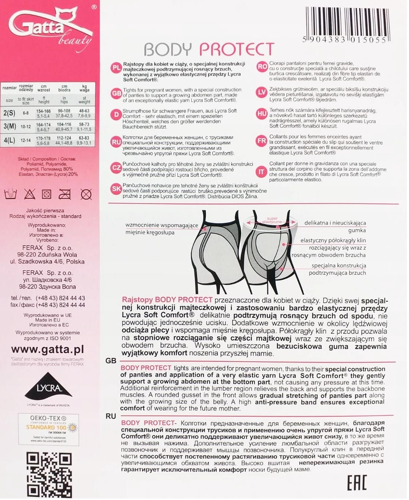 GATTA BODY PROTECT 20 Rajstopy dam. - Ceny i opinie - Ceneo.pl