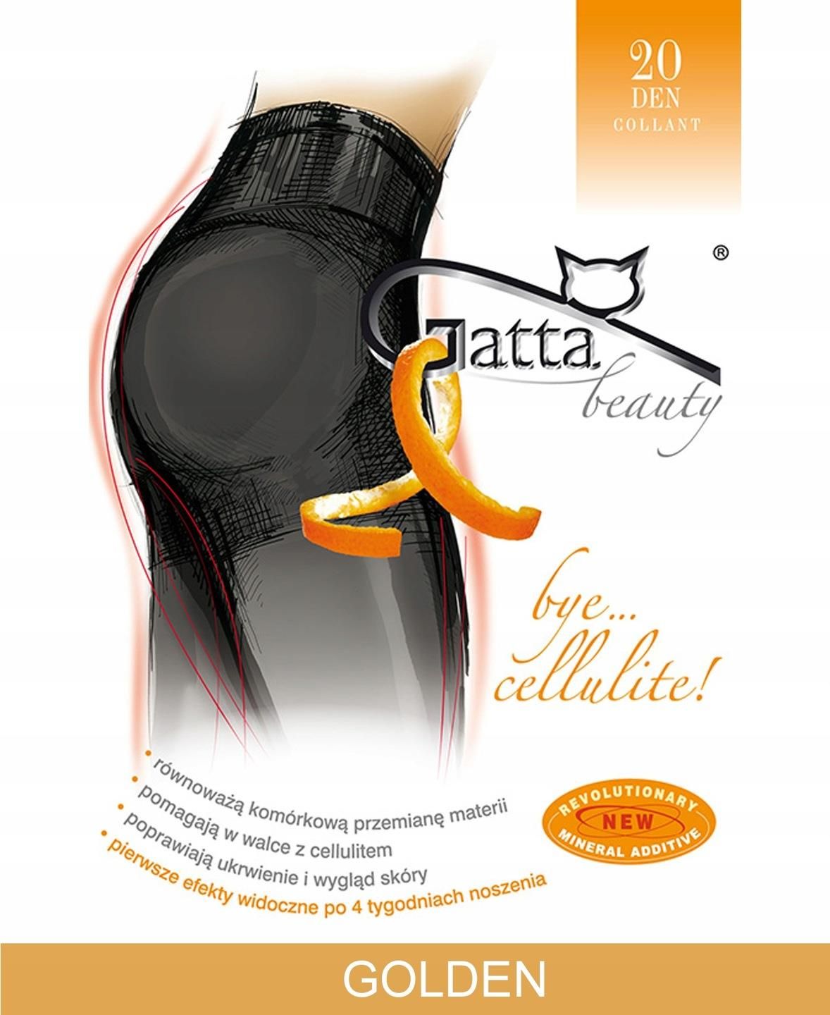 GATTA BYE CELLULITE 20 Rajstopy dam /2-S/Golden - Ceny i opinie - Ceneo.pl