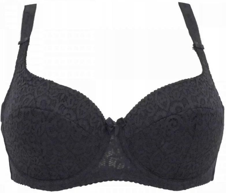 Balkonetka z fiszbiną Anfen 80E czarny stanik biustonosz - Ceny i opinie - Ceneo.pl