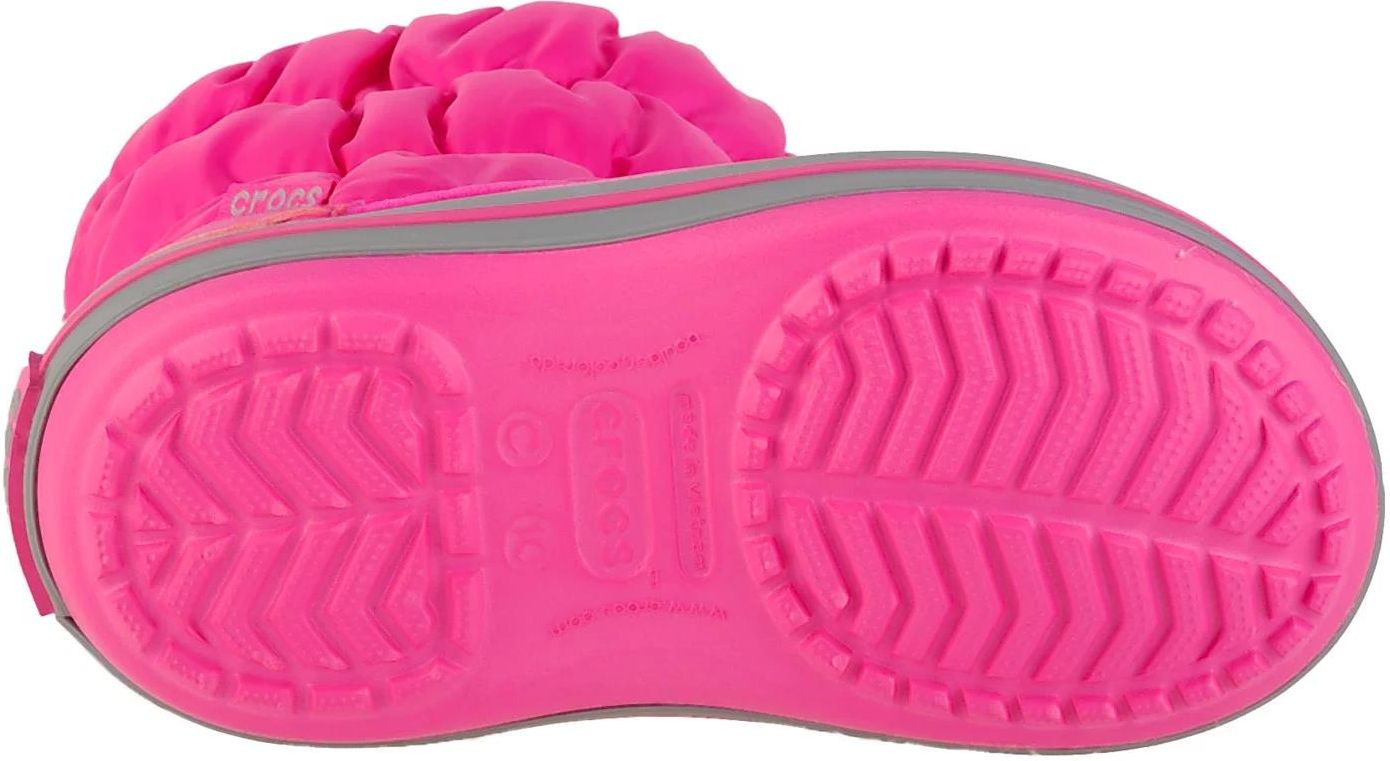 Crocs Winter Puff Boot Kids 14613-6TR : Kolor - Różowe - Ceny i opinie ...