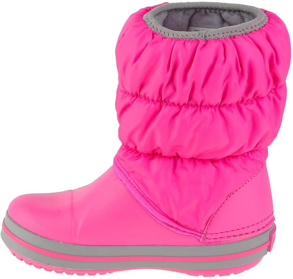 Crocs Winter Puff Boot Kids 14613-6TR : Kolor - Różowe - Ceny i opinie ...