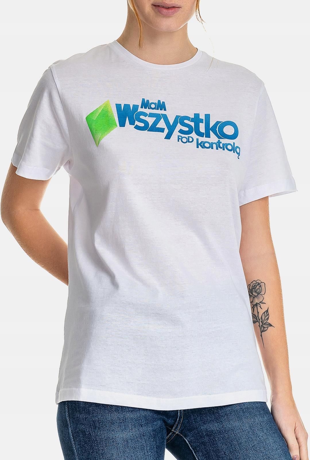 Śmieszny T-shirt Koszulka Damska biała S - Ceny i opinie - Ceneo.pl
