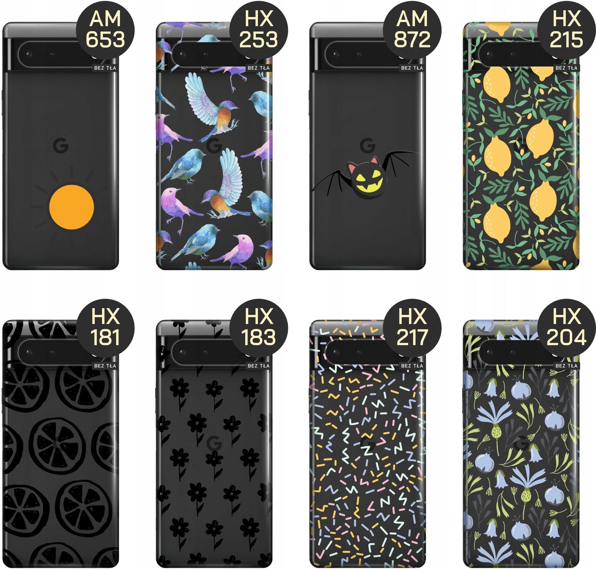 Hello Case Etui Do Google Pixel 6 Bez Tła Naklejki Sticker - Etui na ...