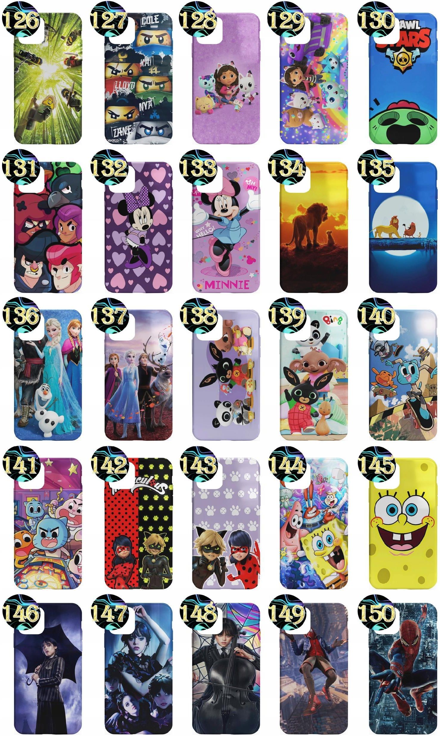 World Case Etui Case Do Samsung A14 5G Pokemon Z Bajek Bluey Spongebob ...