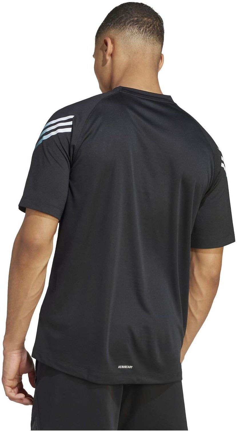 Adidas Koszulka Treningowa Męska Train Icons 3 Stripes Training Tee ...