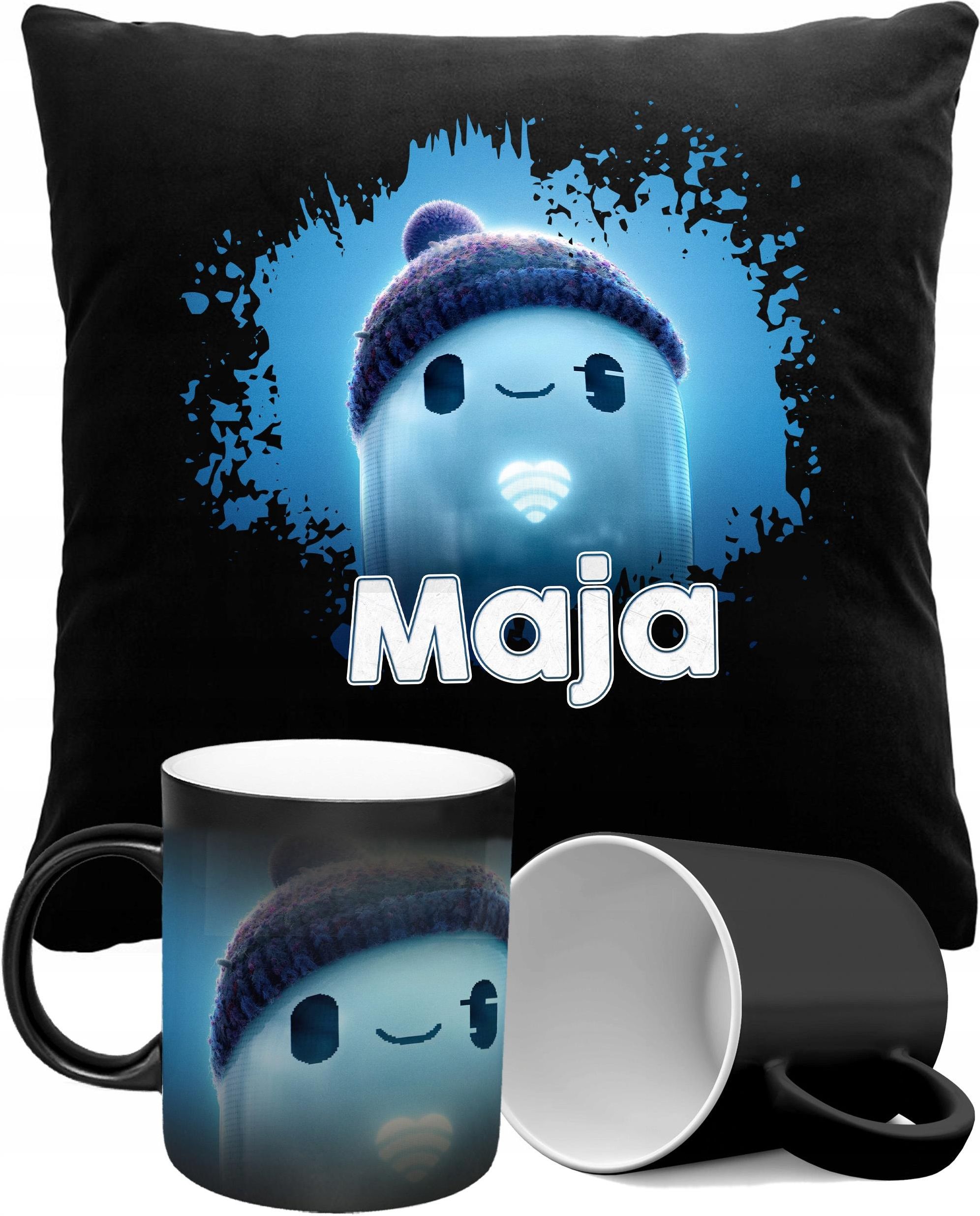 Wyczaruj Prezent Zestaw Czarny Poduszka Kubek Ron Usterka Twoje Imię ...