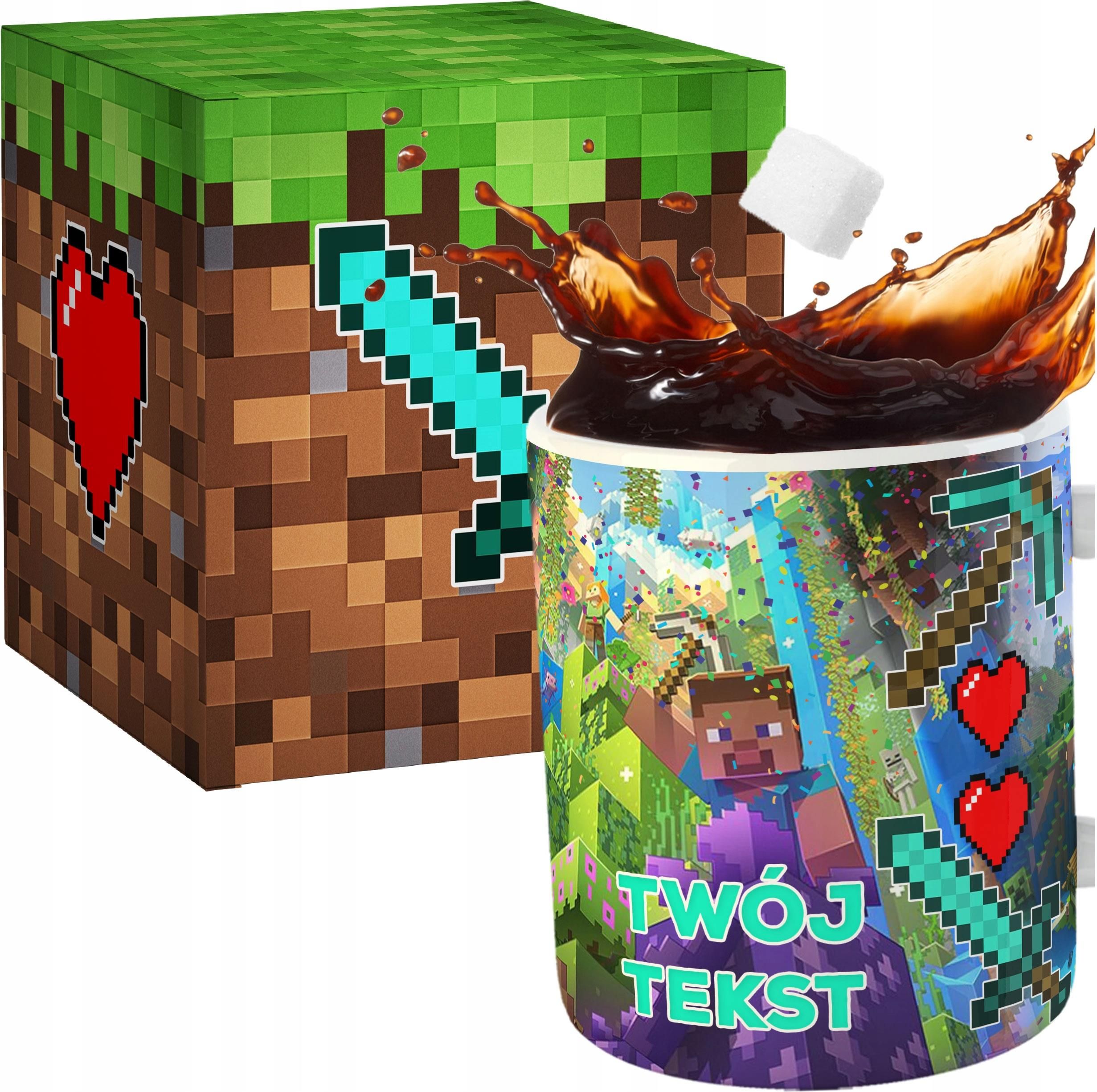 Wyczaruj Prezent Kubek Premium W Pudełku Minecraft Na Prezent Y4 330ml ...