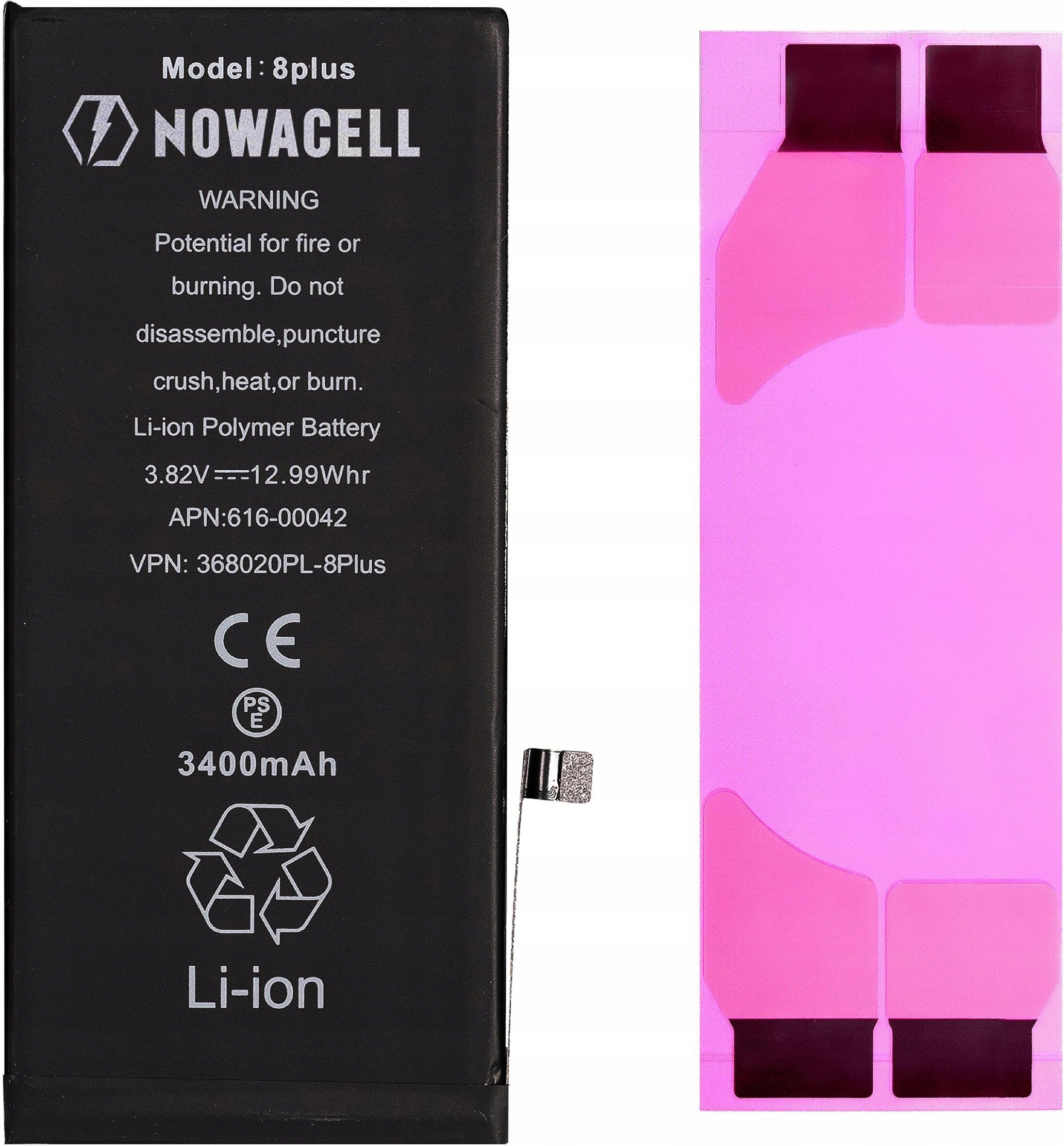 Bateria Bateria Do Iphone 8 Plus 3400Mah Nowacell Świeża - Opinie i ...