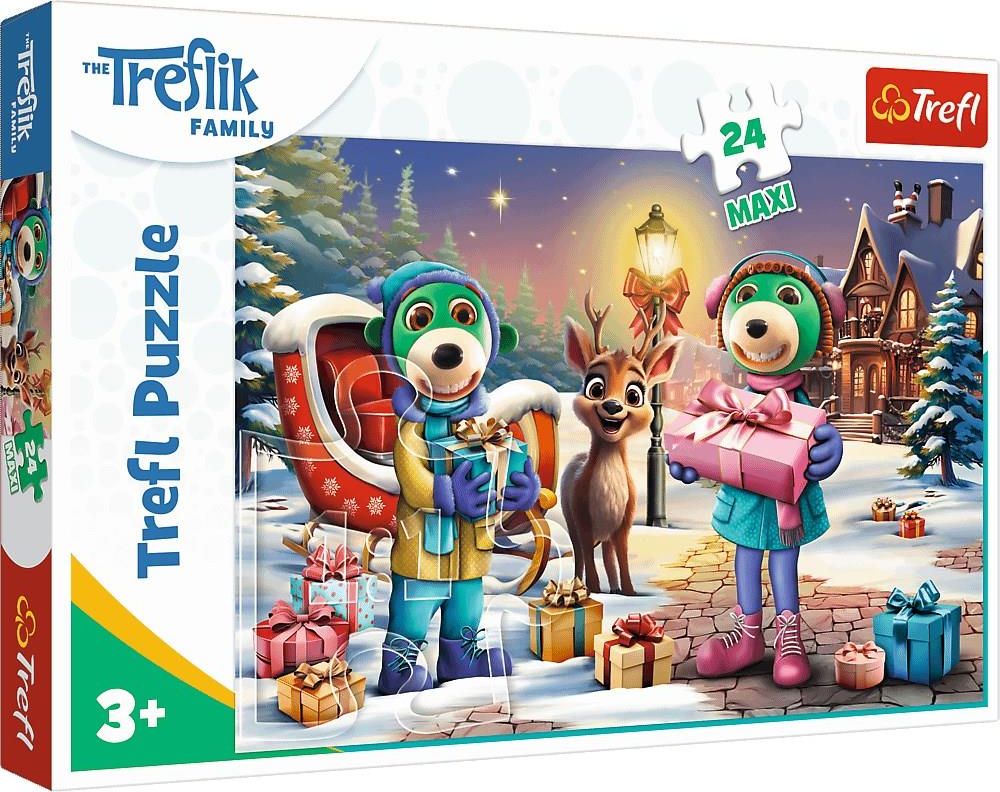 Trefl Puzzle maxi 24el. Zimowy czas z Treflikami 14360 - Ceny i opinie ...