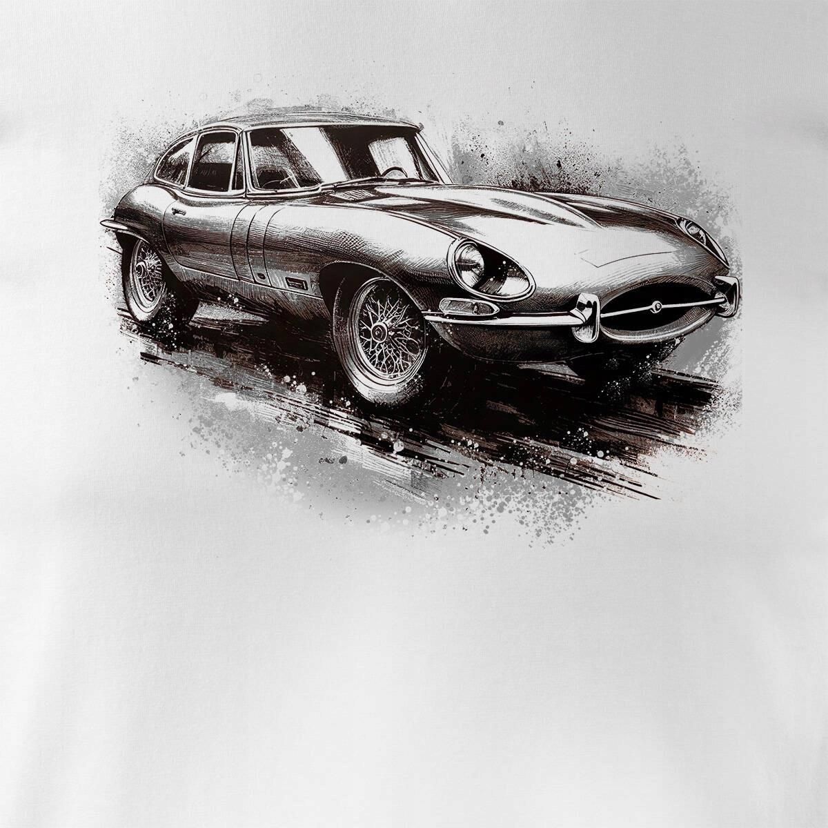 Koszulka z samochodem Jaguar z Jaguarem E-Type E type Etype - Ceny i ...