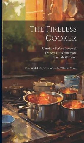 The Fireless Cooker; how to Make it, how to use it, What to Cook ...
