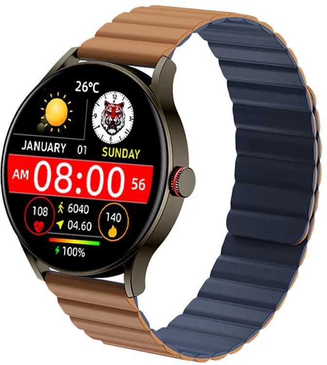 Imilab Brązowy Smartwatch Zegarek sportowy IMIKI TG1 + świąteczne ...