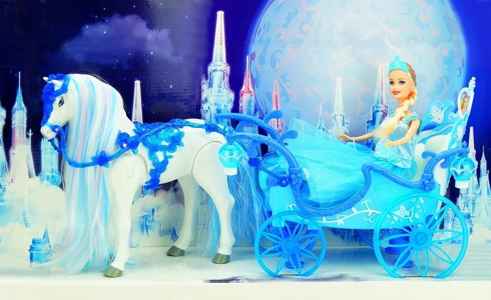 Nicola Toys Kareta Dla Lalek Koń Chodzący Lalka Karoca 0965 - Ceny i ...