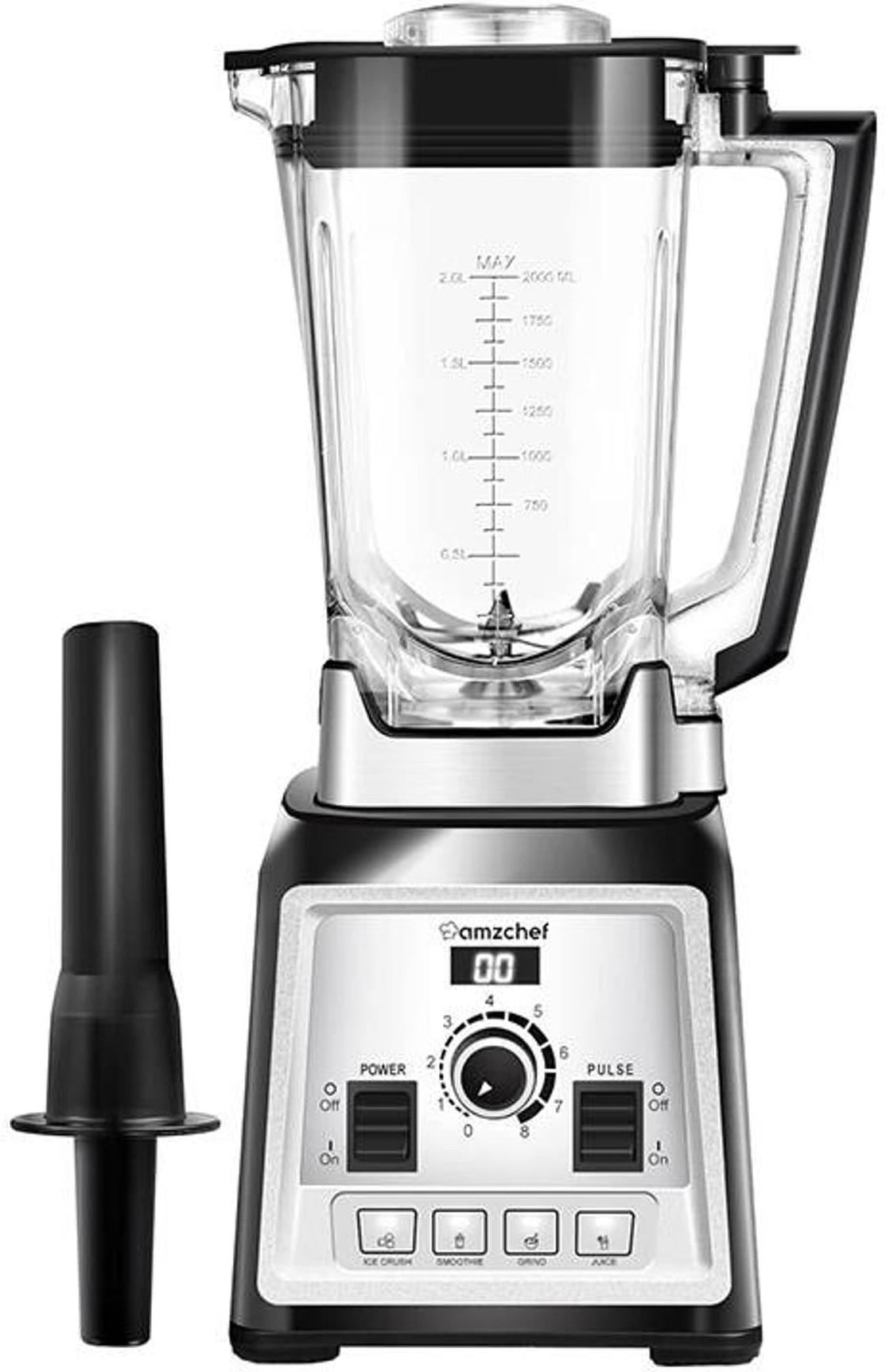 Amzchef 8088-GA Szary - Blender. Opinie i ceny na Ceneo.pl