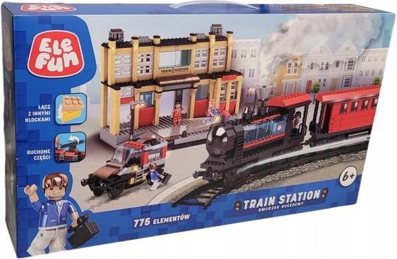 Elefun Zestaw Klocki Dworzec Kolejowy 775El. - ceny i opinie - Ceneo.pl