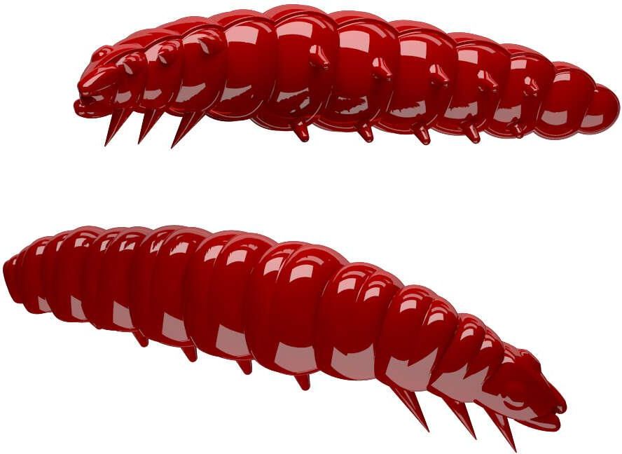 Libra Lures Przynęta Gumowa Libra Larva 3,5 021 Red Bez Zapachu 191661 ...