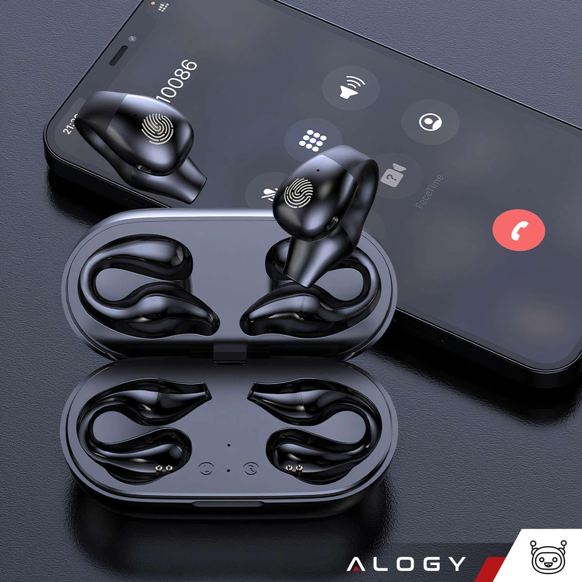 Alogy Słuchawki Bezprzewodowe Do Telefonu Tws S03 Z Przewodzeniem Kostnym Niebieskitooth 5 3 ...