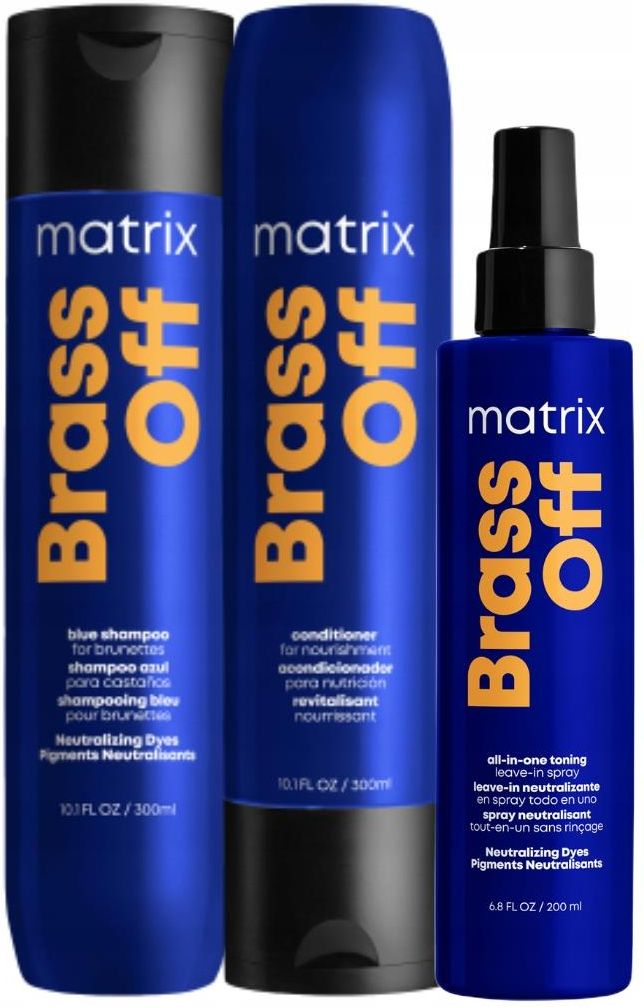 Matrix Brass Off Szampon Do Włosów Odżywka Spray - opinie i ceny na ...