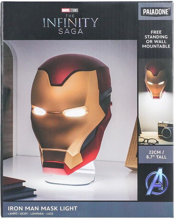 MASKA IRON MAN LAMPKA ŚCIENNA MARVEL - Ceny i opinie - Ceneo.pl