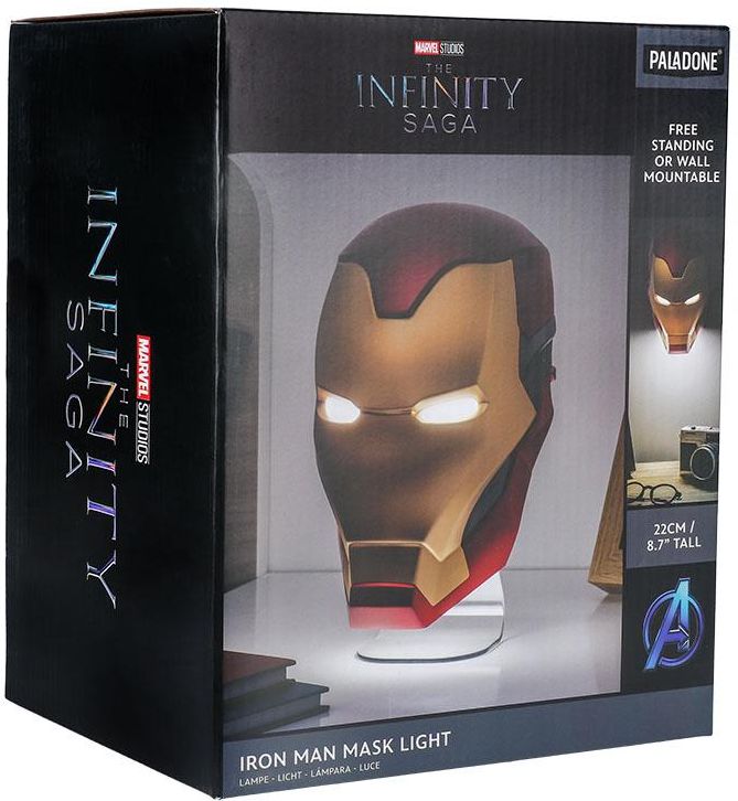 MASKA IRON MAN LAMPKA ŚCIENNA MARVEL - Ceny i opinie - Ceneo.pl