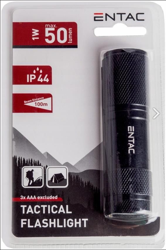 Latarka Entac Kieszonkowa 9 Led 3Xaaa Ip44 Black - Ceny i opinie - Ceneo.pl