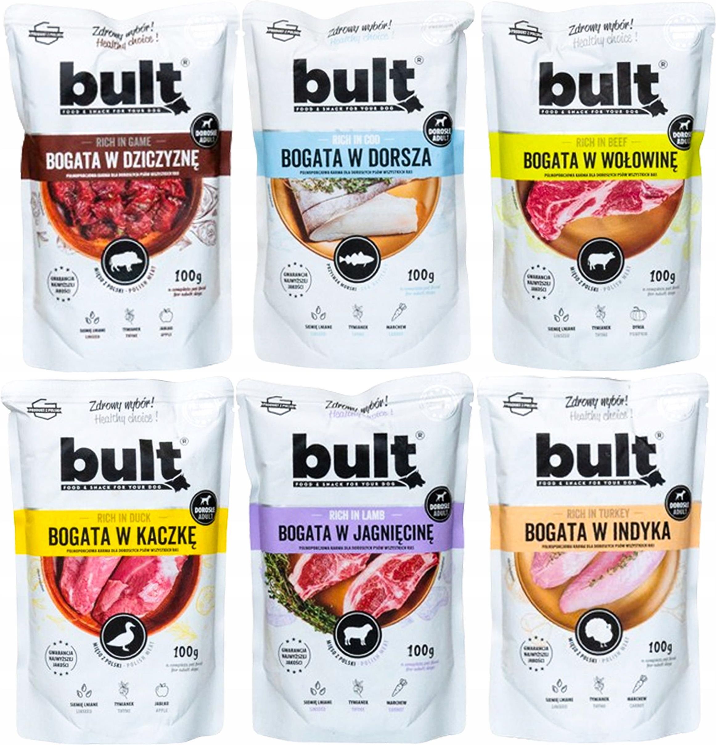 Karma Bult Mokra Karma Dla Psa Saszetki Mięso Zestaw Mix Smaków 48X100G ...